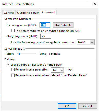 Simples para corrigir erro de envio e recebimento do Outlook