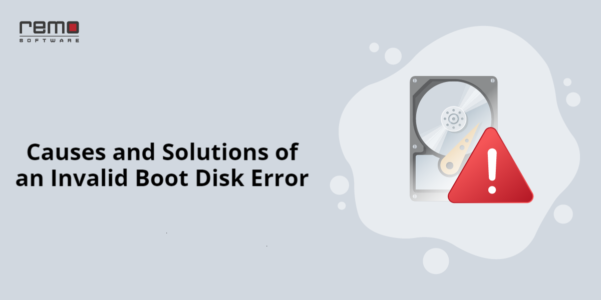 Invalid Boot Disk Error | Common Probelm and Solutions
