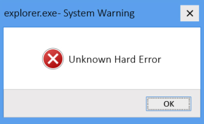 How to Fix “Unknown hard error” on Windows 10