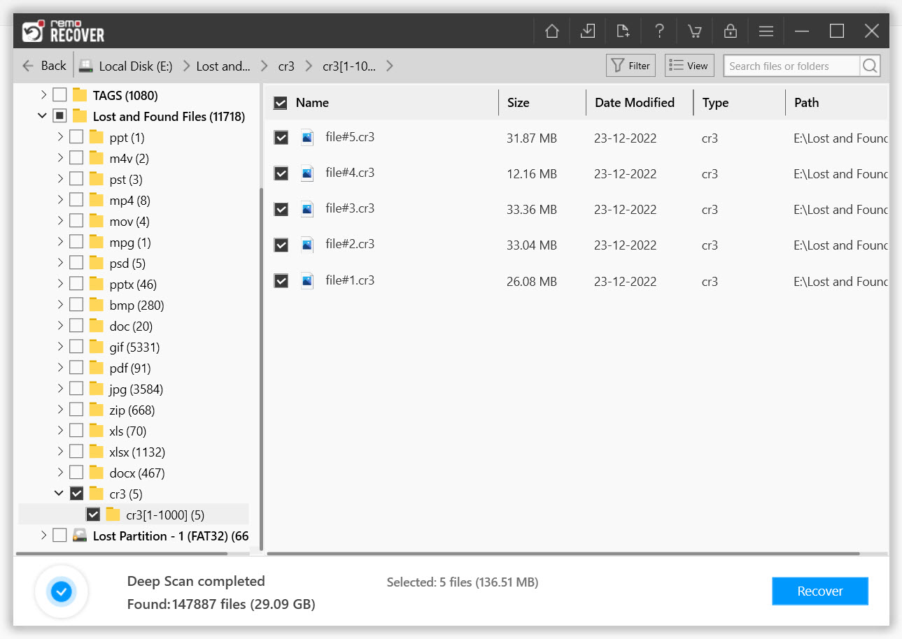How to Recover Deleted CR3 Canon Files? - Info | Remo Software