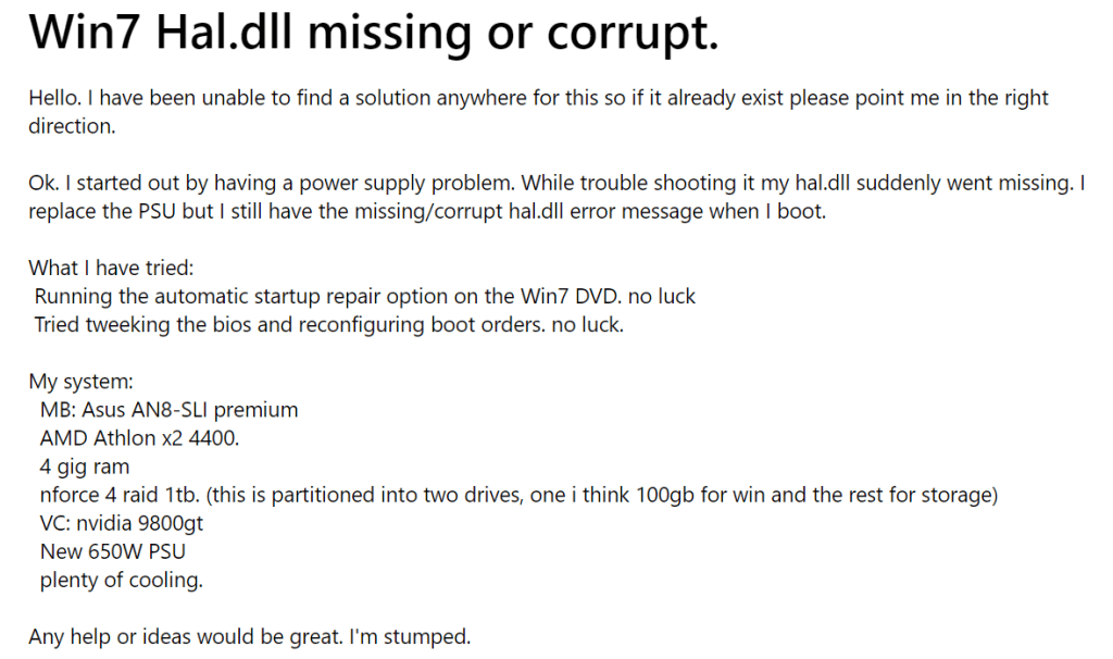Fix hal.dll errors in Windows 11/10/7 | Proven Guide