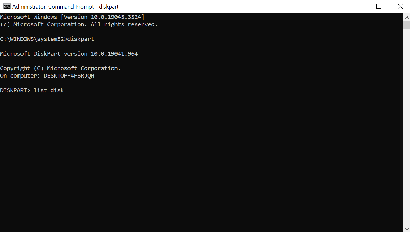 Storage Device Not Working On Windows 10 Using Diskpart [Fixed]